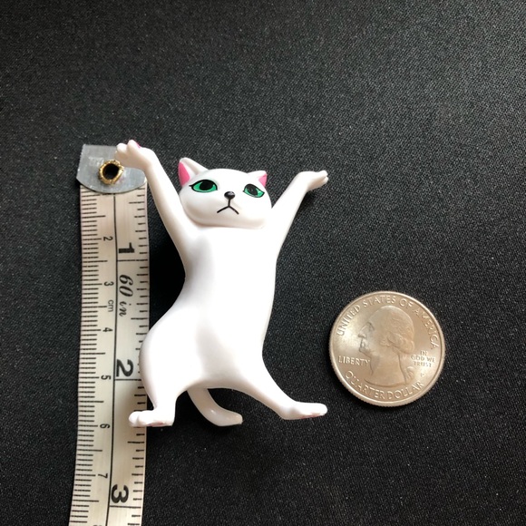 Accents | Fabulous Dancing Cat Stand In White New | Poshmark